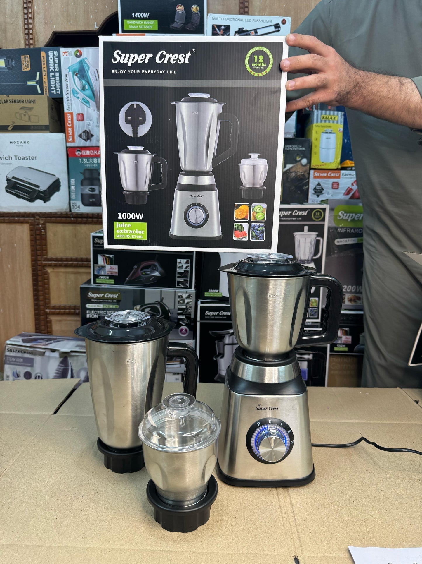 Germany lot important super crest 3 in 1 stainless steel blender – AJWA ...